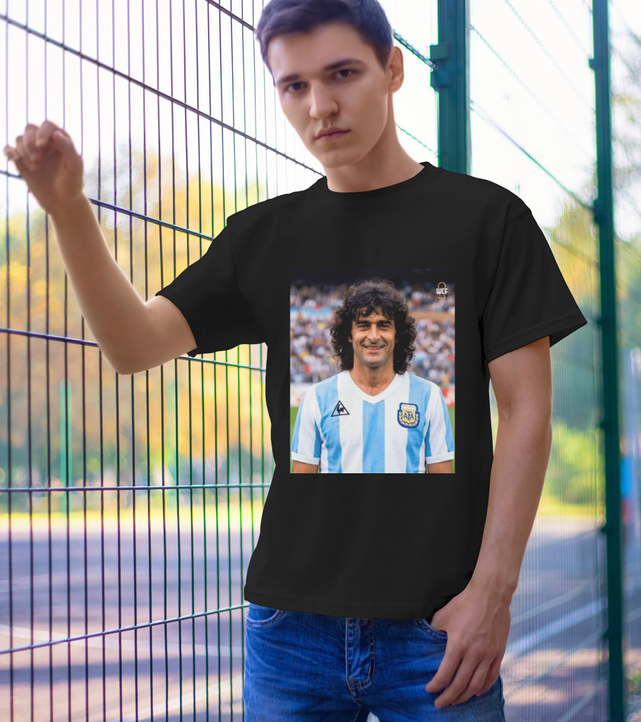 Happy Birthday Mario Kempes Argentina Football Legend AFA T-Shirt