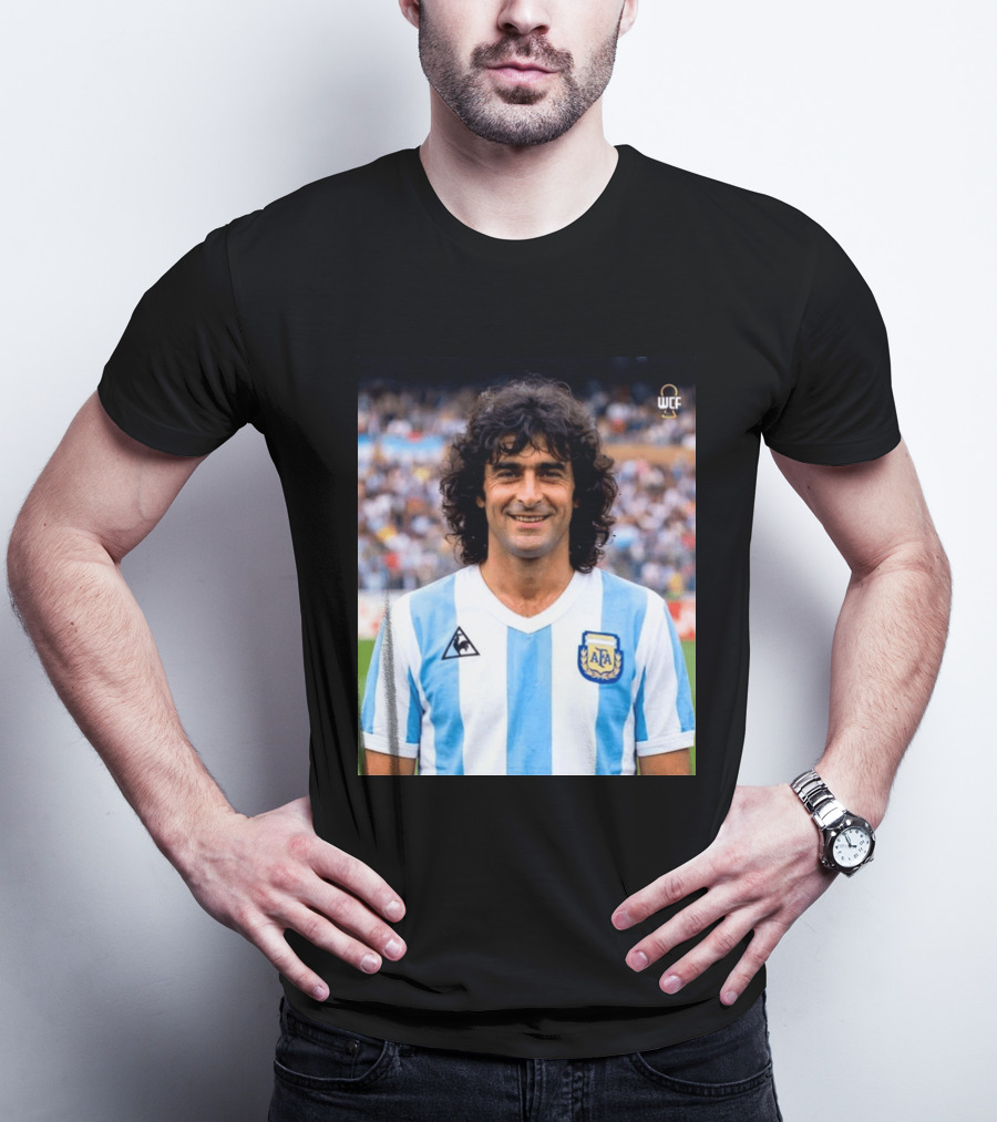 Happy Birthday Mario Kempes Argentina Football Legend AFA T-Shirt