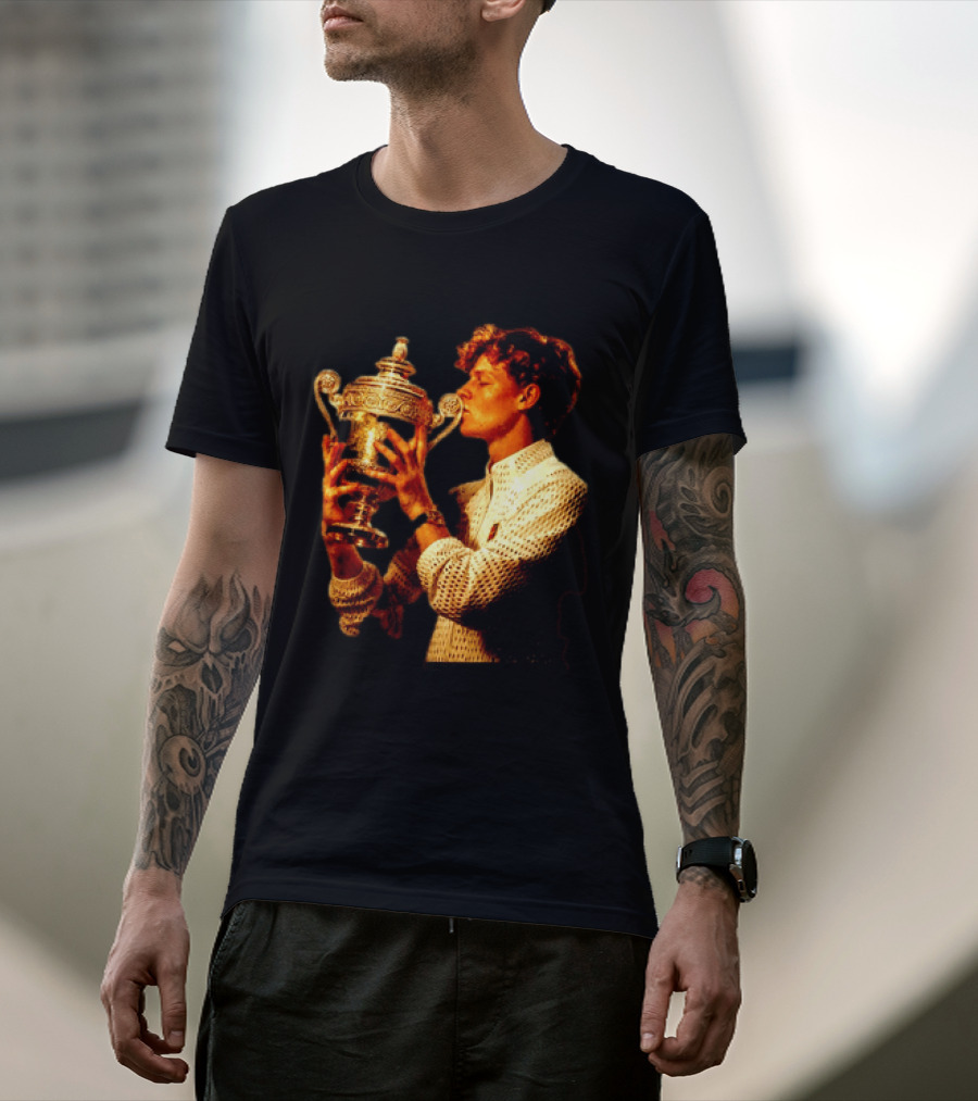 Jannik Sinner Wimbledon Men's Singles Champion Italy Celebration T-Shirt