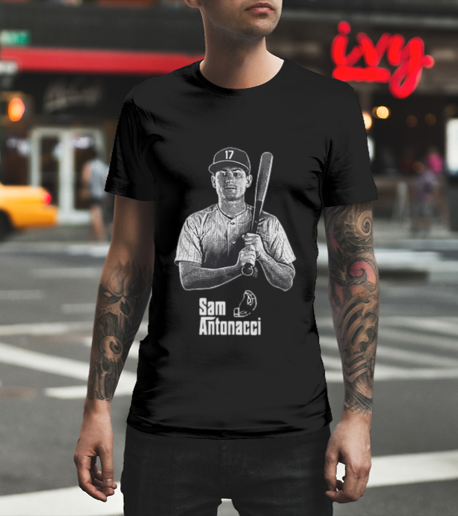 Sam Antonacci 17 Chicago White Sox MLB T-Shirt