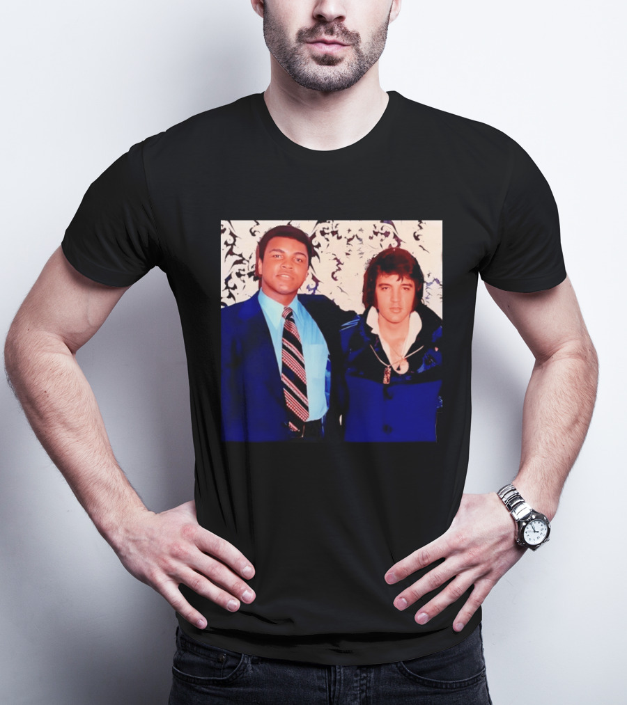 Muhammad Ali Elvis Presley Iconic Encounter T-Shirt