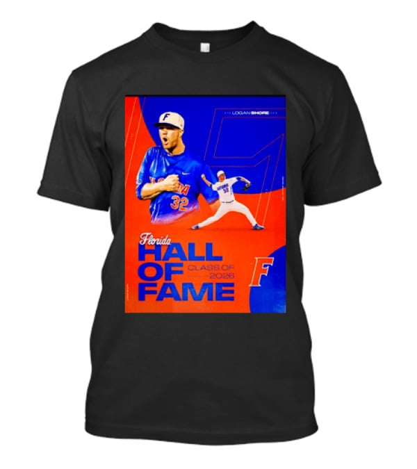 Logan Shore Florida Gators Hall Of Fame Class Of 2026 T-Shirt