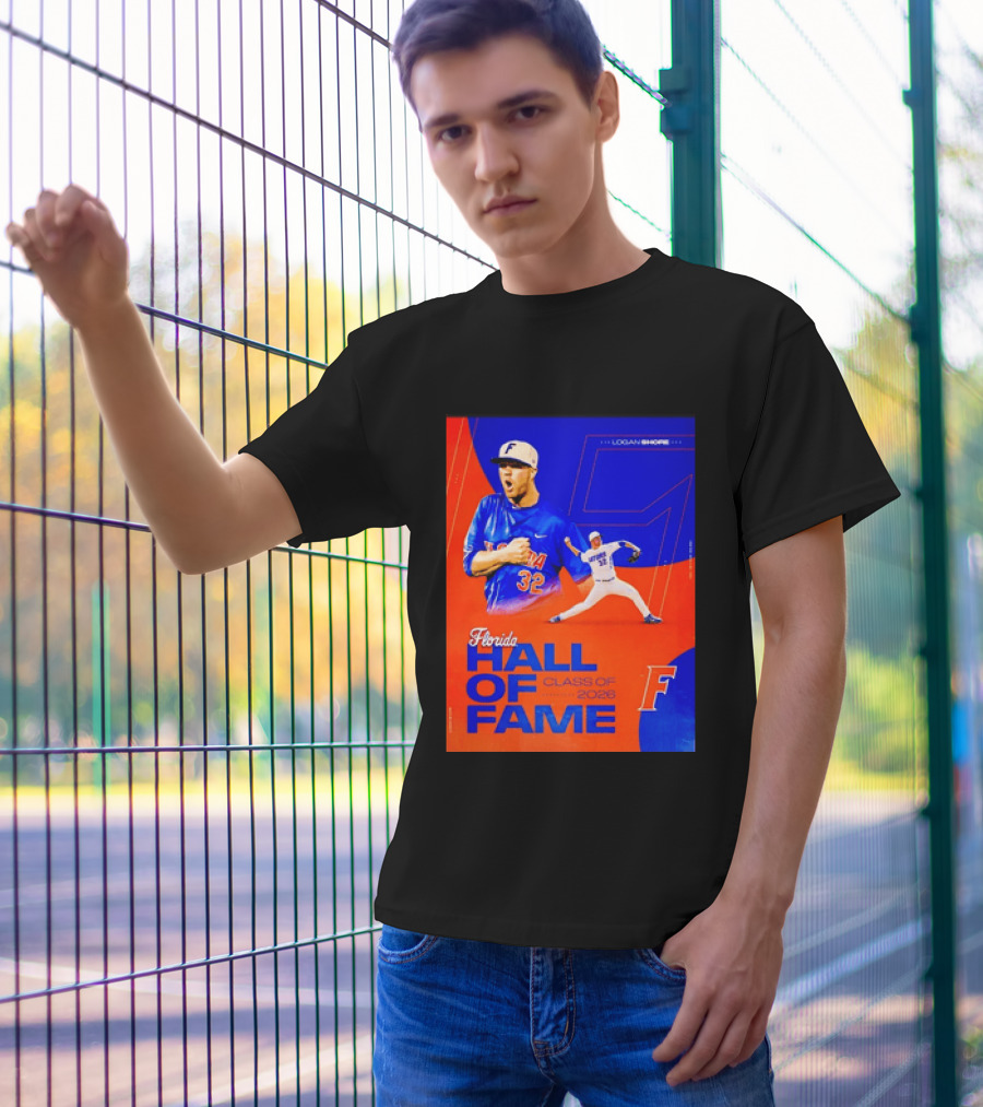 Logan Shore Florida Gators Hall Of Fame Class Of 2026 T-Shirt