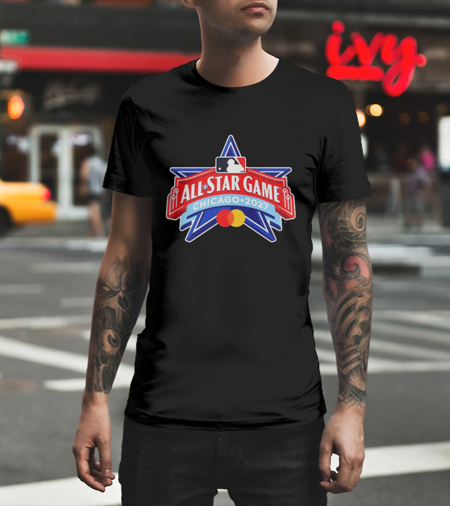 MLB All Star Game 2027 Chicago Mastercard T-Shirt