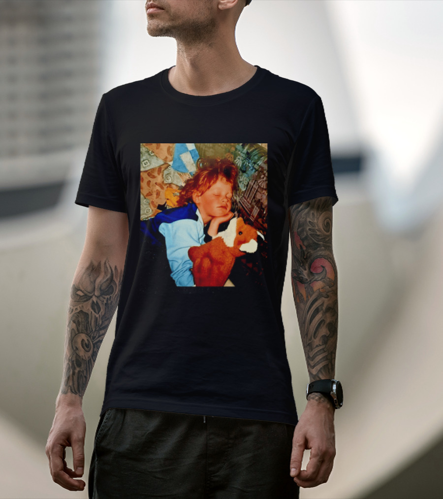 Wimbledon 2026 Men's Singles Italy Jannik Sinner Baby Era Vintage Childhood Photo T-Shirt