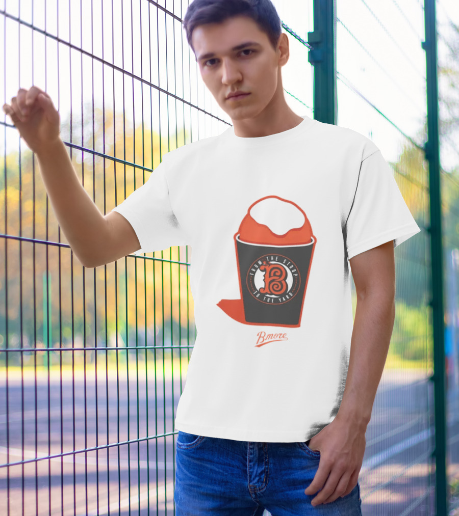 Baltimore Orioles From The Stoop To The Yard Snowball Bmore T-Shirt