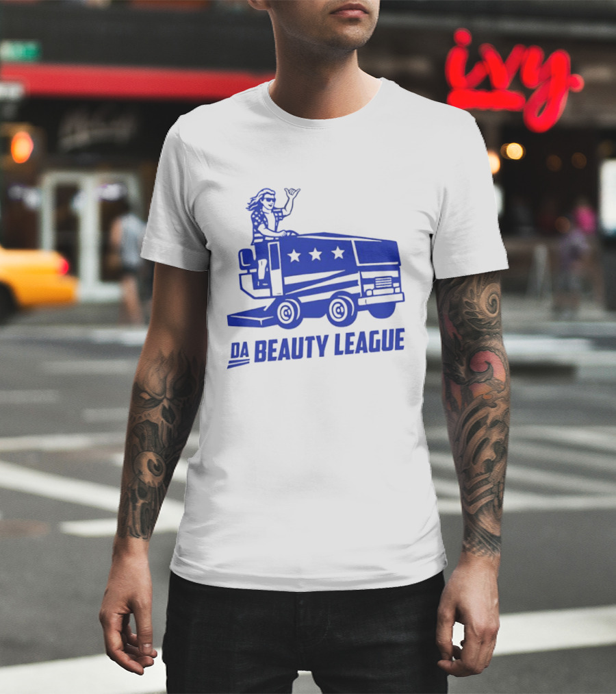 Da Beauty League Ice Resurfacer Shaka Sign T-Shirt