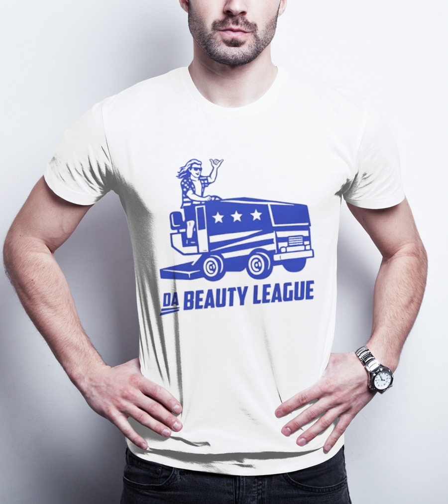 Da Beauty League Ice Resurfacer Shaka Sign T-Shirt