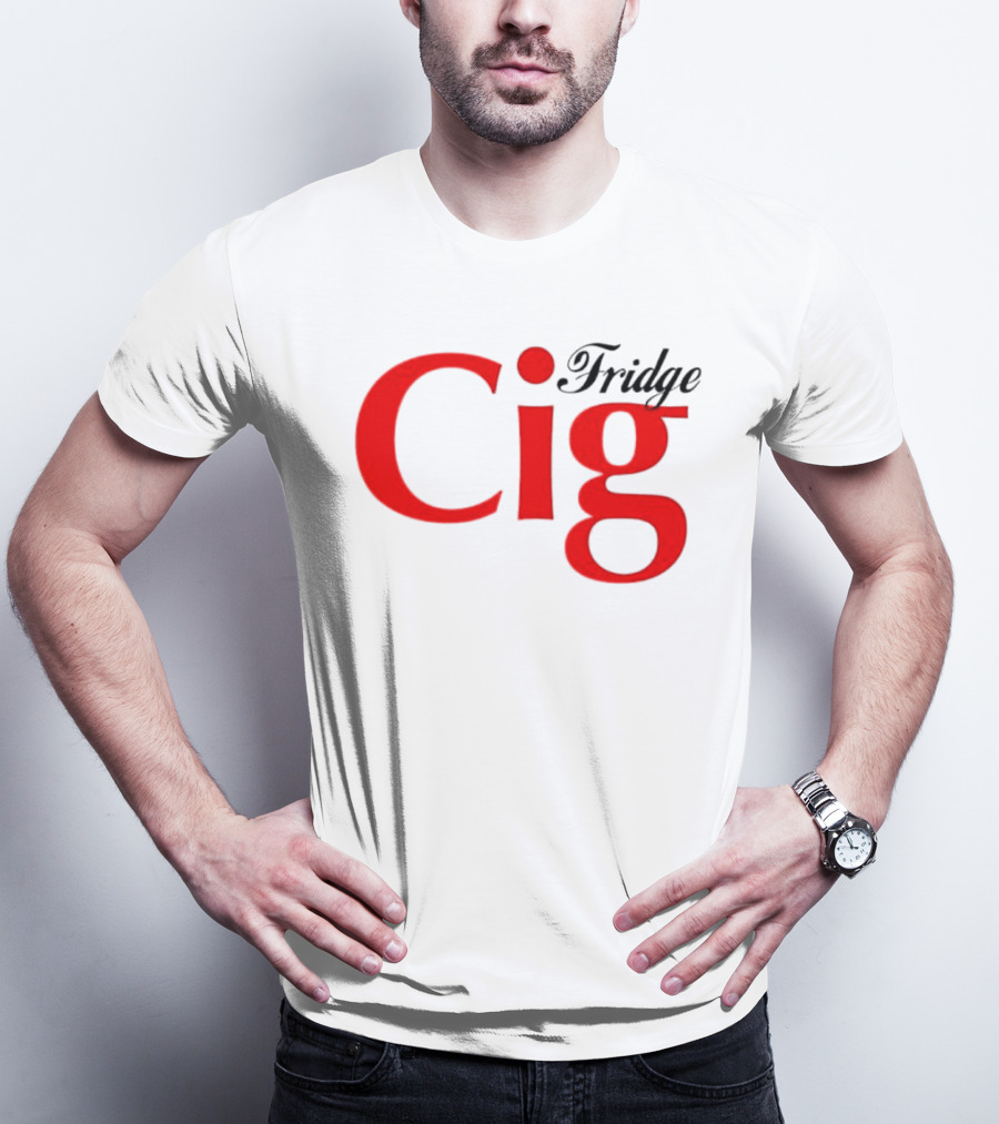 Fridge Cig Red Lettering T-Shirt