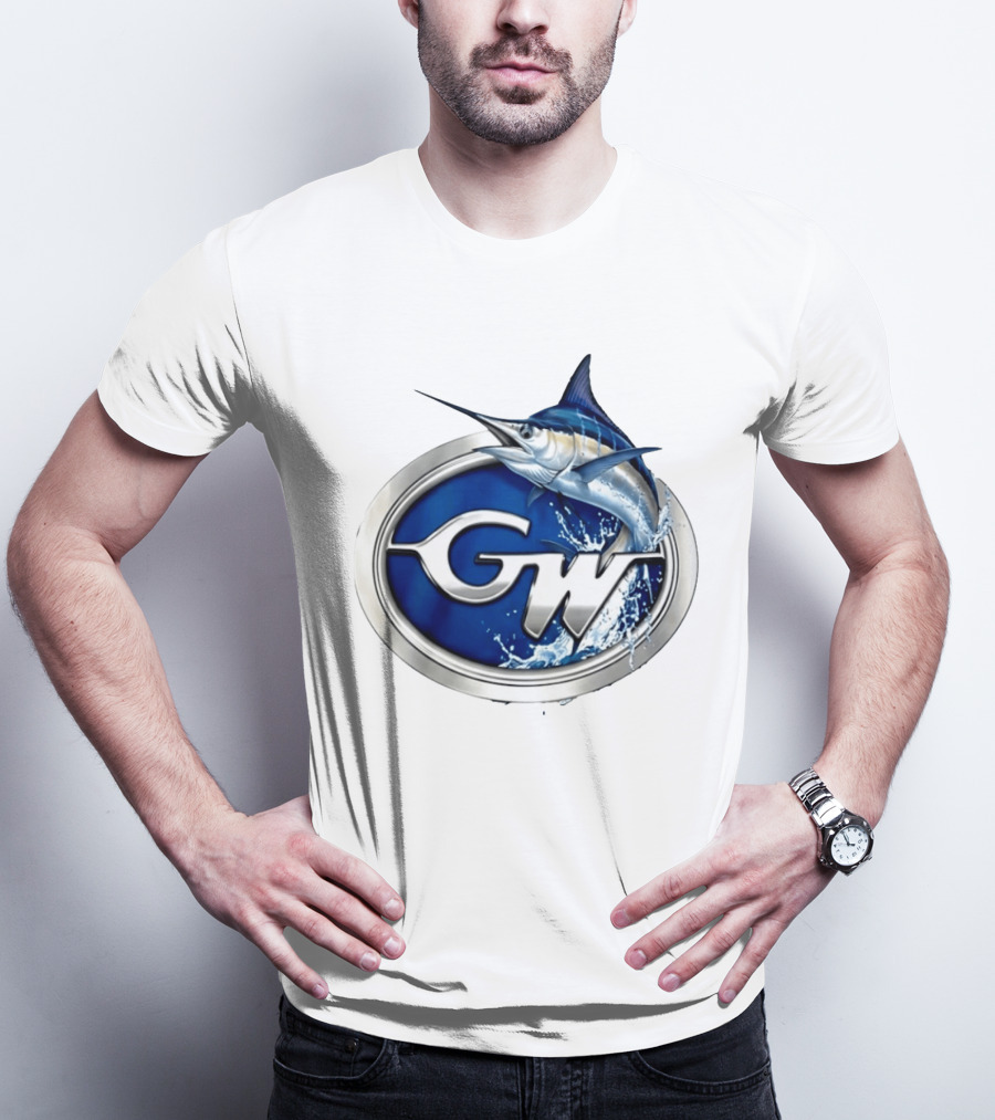 Grady White Boats GW Marlin Symbol Exceptional Attention To Detail T-Shirt