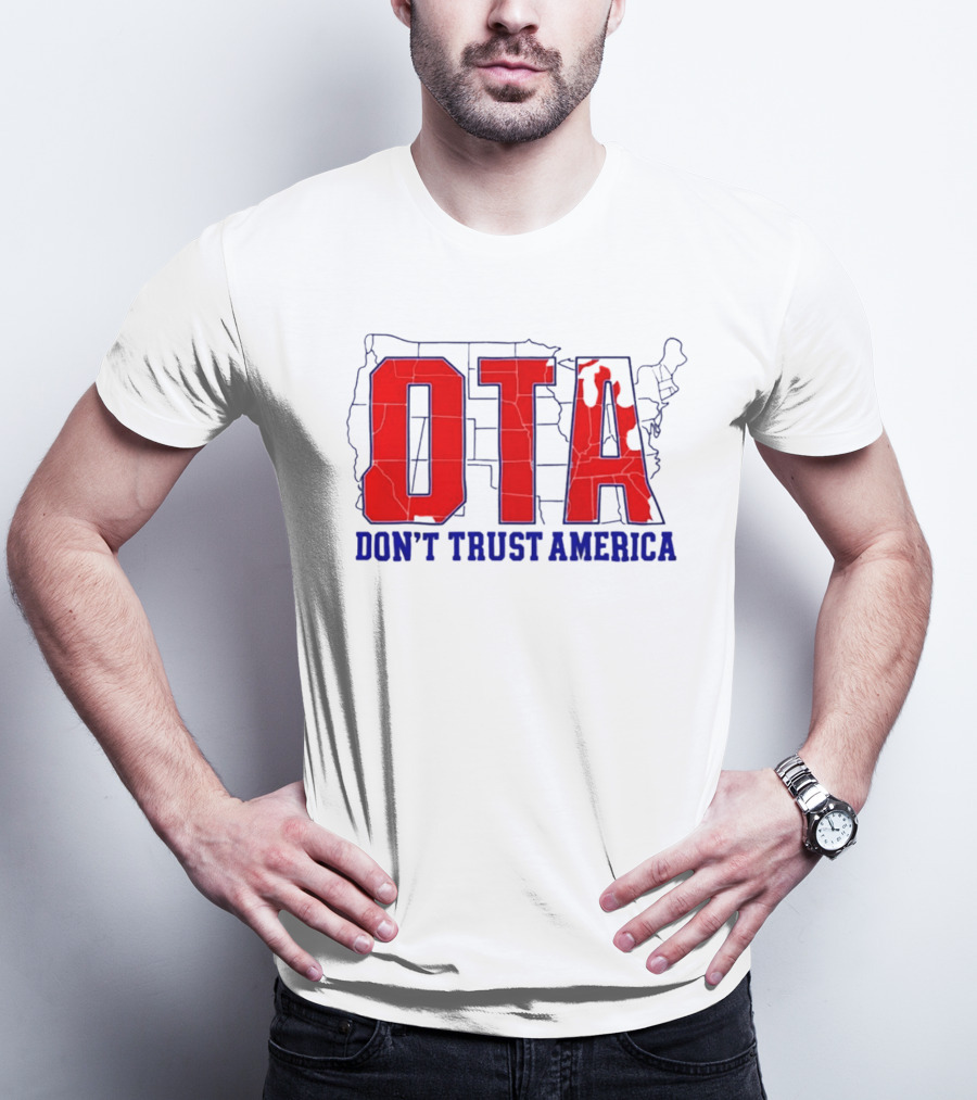 OTA Don't Trust America Map T-Shirt