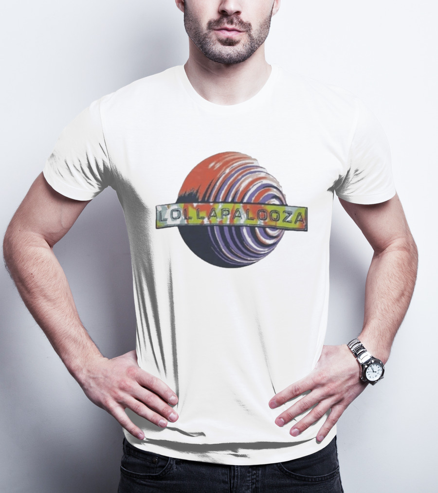 Lollapalooza Festival 2026 Sphere Logo Event Grant Park Chicago July 30 August 2 T-Shirt
