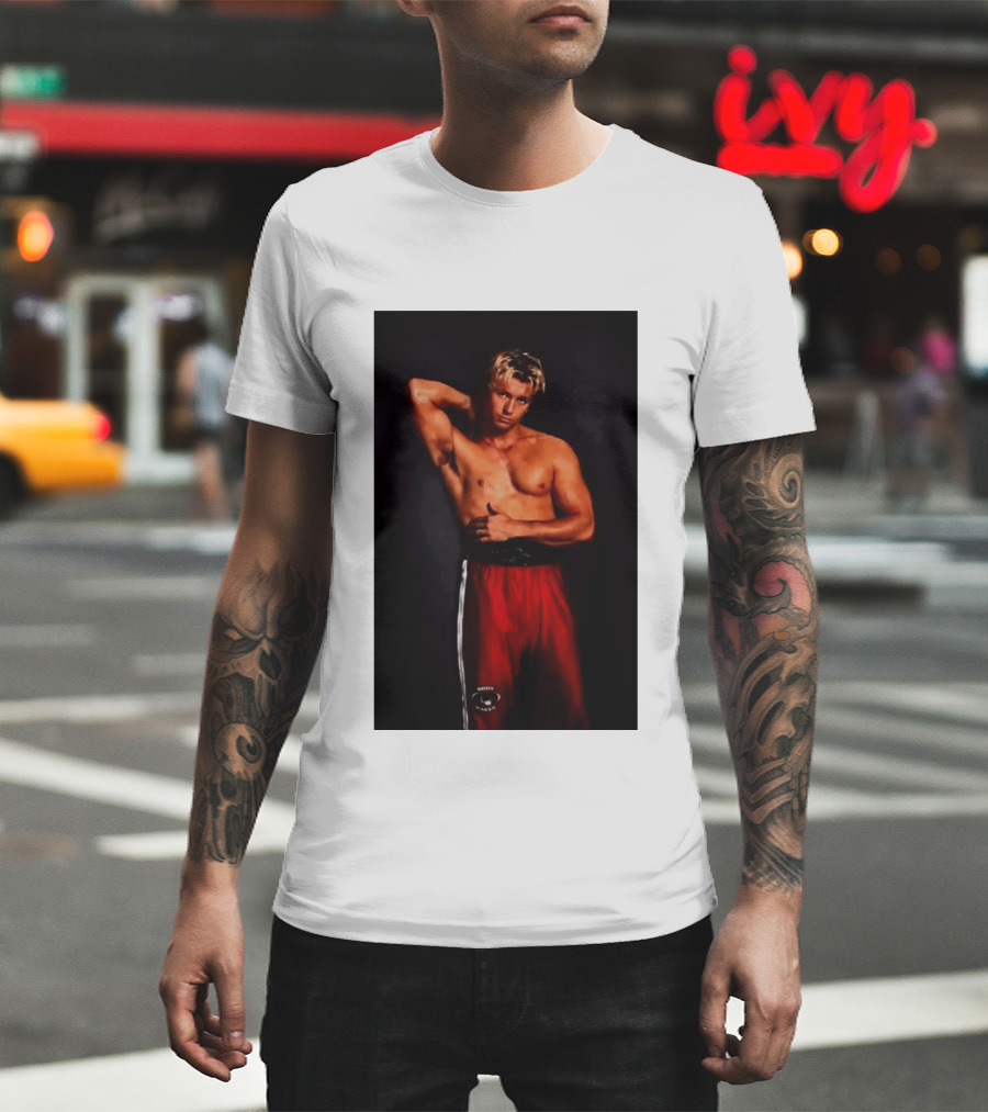 Stephen Kalyn Off Campus Body Maker Boxer Pose T-Shirt