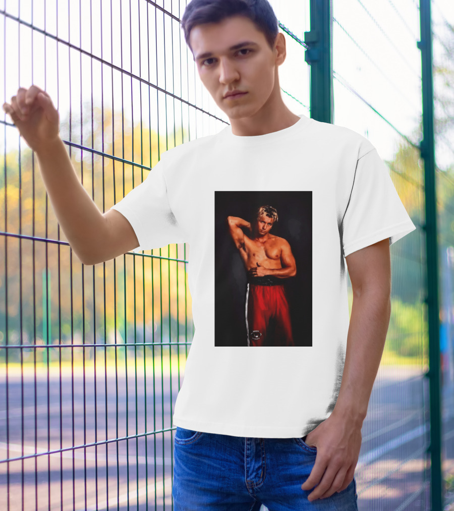 Stephen Kalyn Off Campus Body Maker Boxer Pose T-Shirt