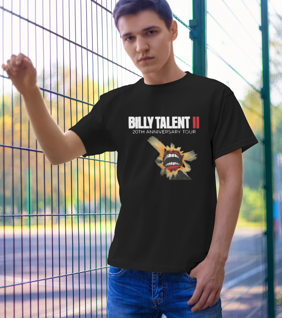 Billy Talent II 20th Anniversary Explosive Artwork Tour 2026 T-Shirt