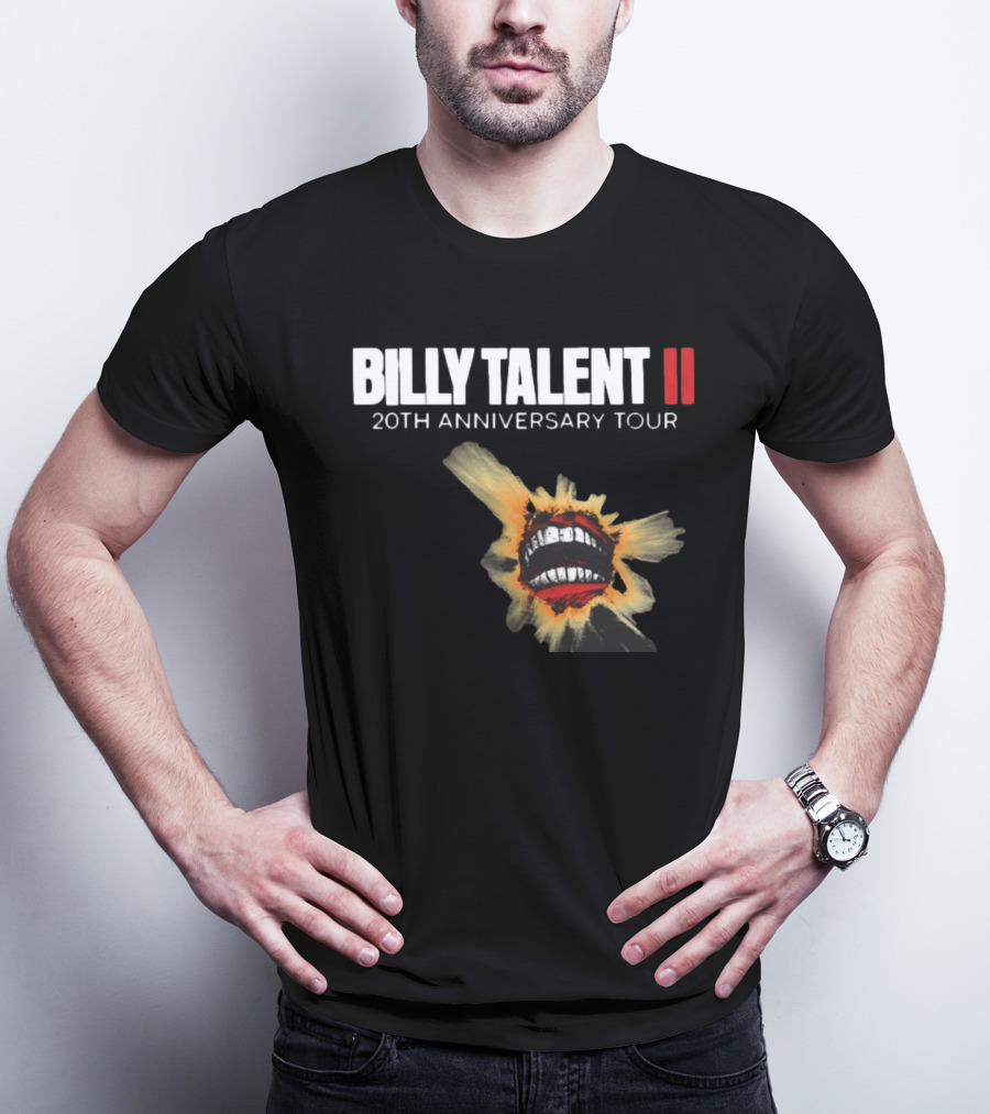 Billy Talent II 20th Anniversary Explosive Artwork Tour 2026 T-Shirt