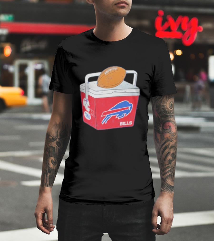 Buffalo Bills Cooler 1960 Football Wegmans Go Bills T-Shirt