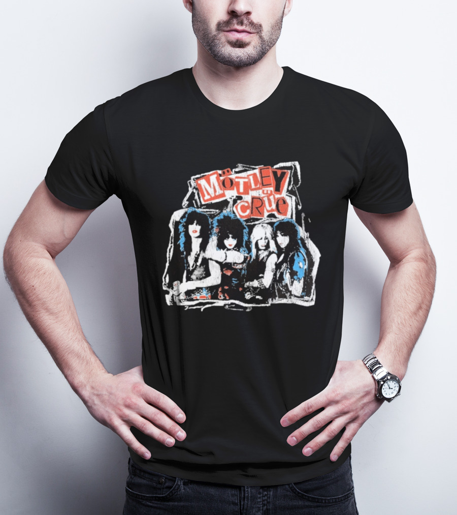 Motley Crue Collage The Return Of The Carnival Of Sins Tour 2026 T-Shirt