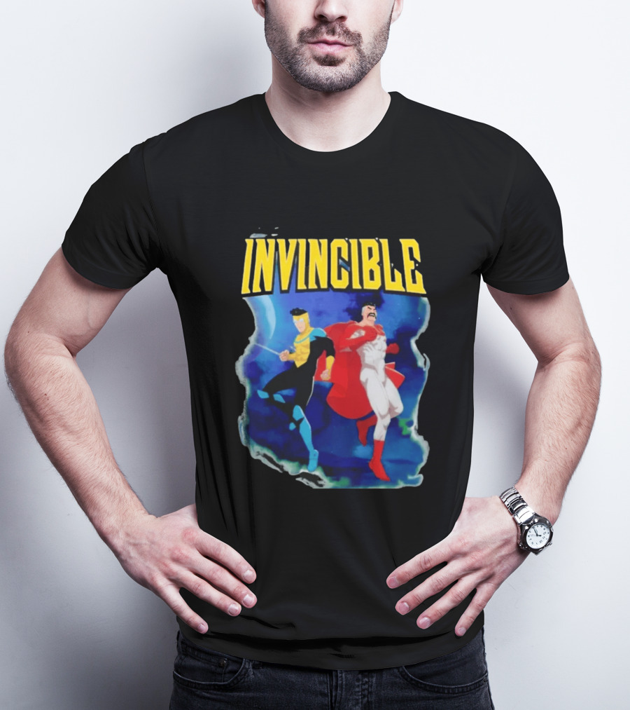 Invincible Comic Superhero Duo Team Up T-Shirt