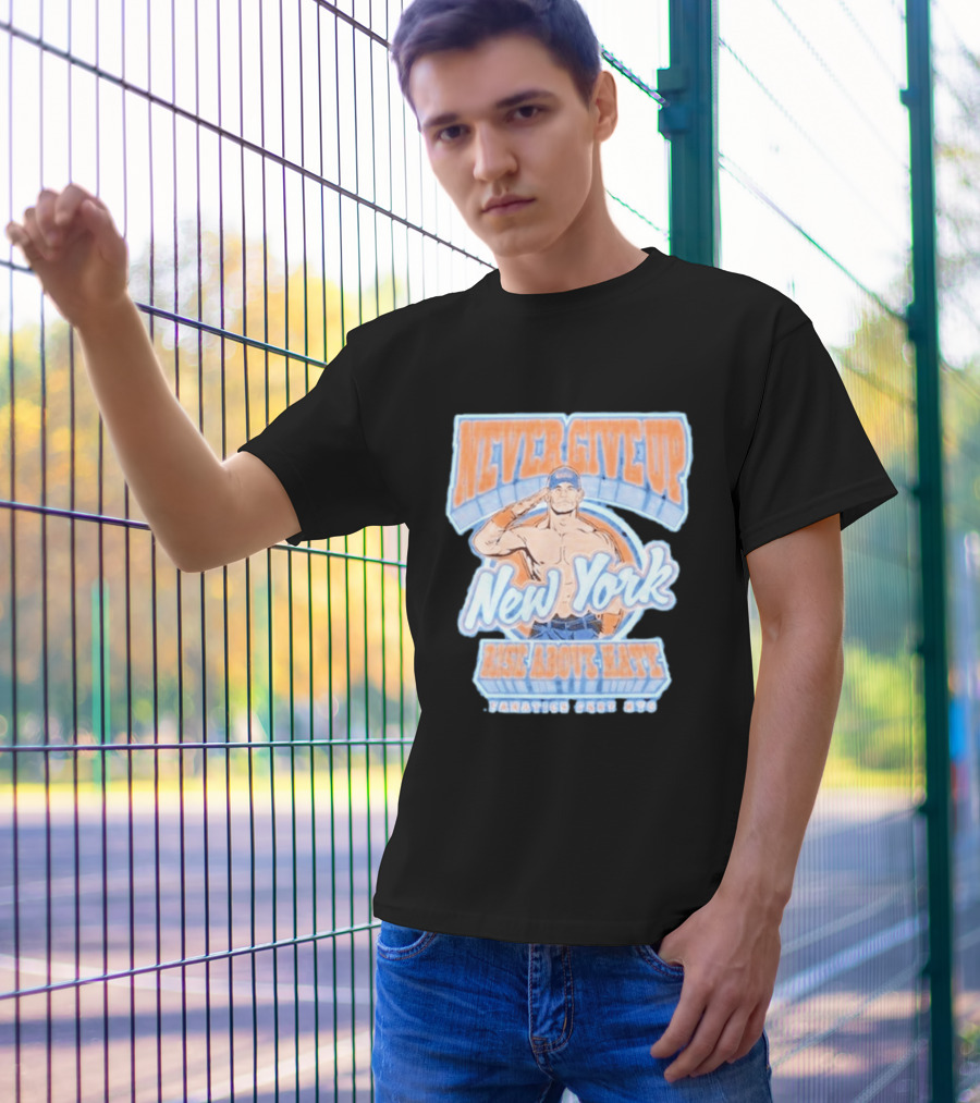 Never Give Up New York Rise Above Hate Fanatics Fest NYC T-Shirt