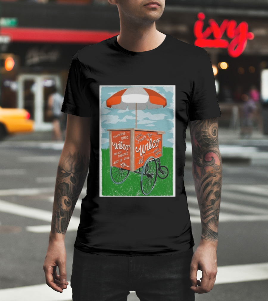 Wilco Cool Tunes Fresh Sounds Palace Theatre Columbus Ohio July 18 2026 T-Shirt