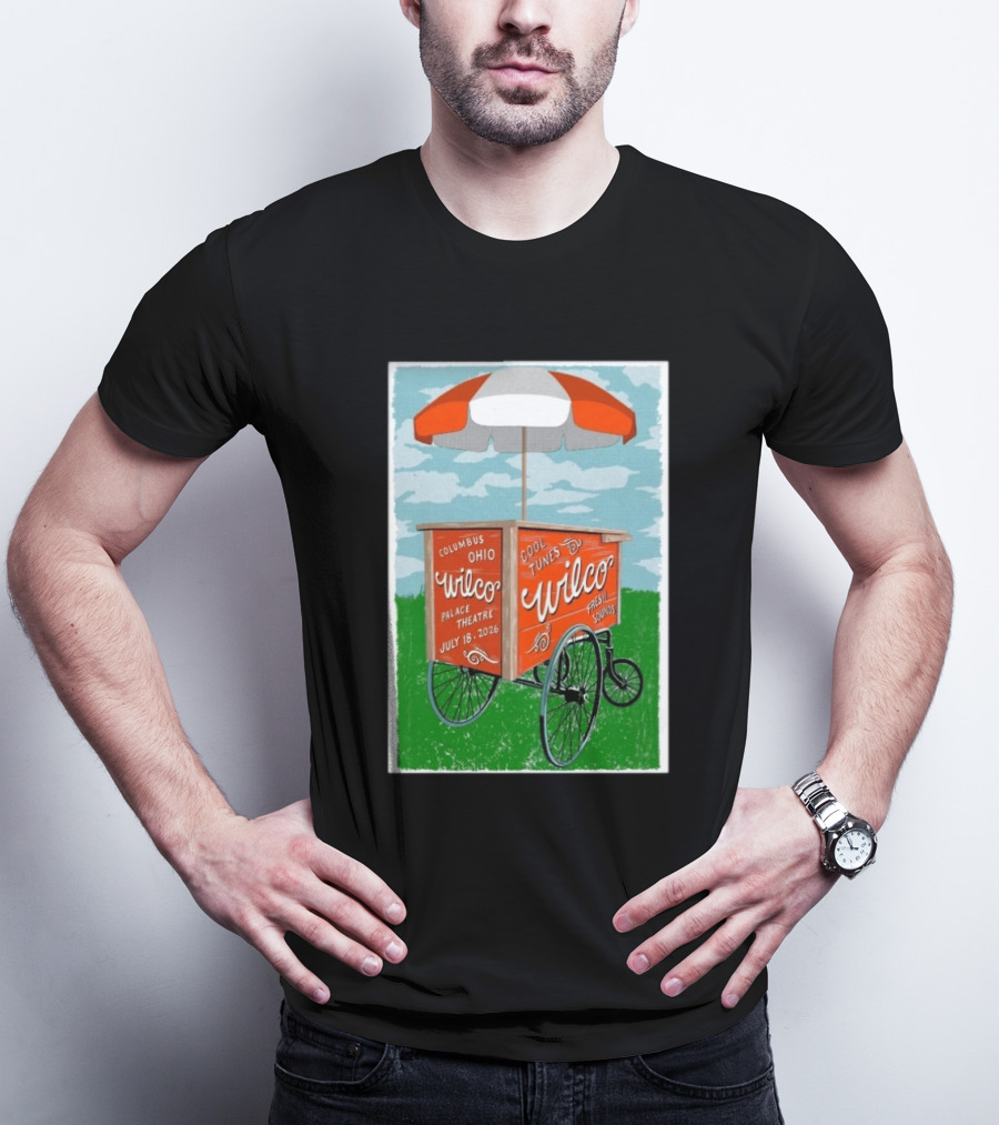 Wilco Cool Tunes Fresh Sounds Palace Theatre Columbus Ohio July 18 2026 T-Shirt