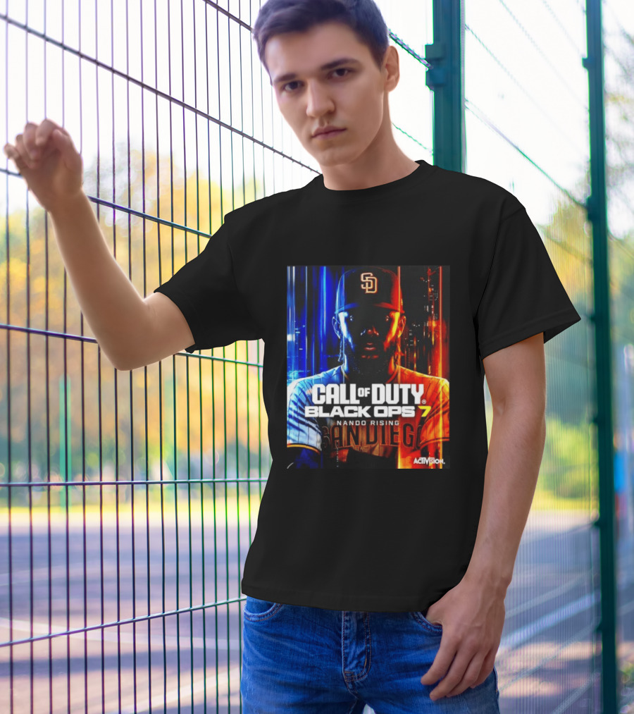 Call Of Duty Black Ops 7 Nando Rising San Diego SD Cap T-Shirt