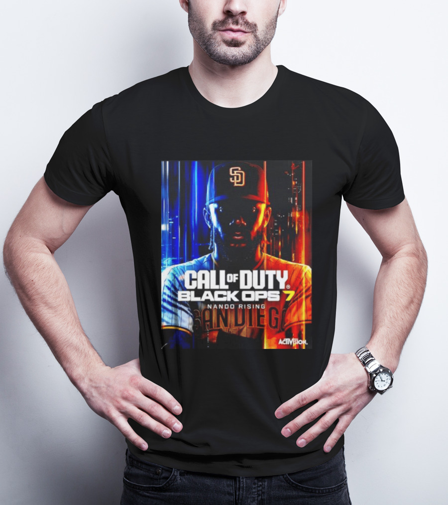 Call Of Duty Black Ops 7 Nando Rising San Diego SD Cap T-Shirt