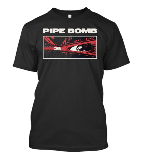 Pipe Bomb Zipper Eye Reveal Grunge Comic T-Shirt