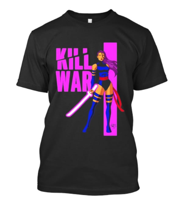 Psylocke Marvel Comics Kill War Pink T-Shirt