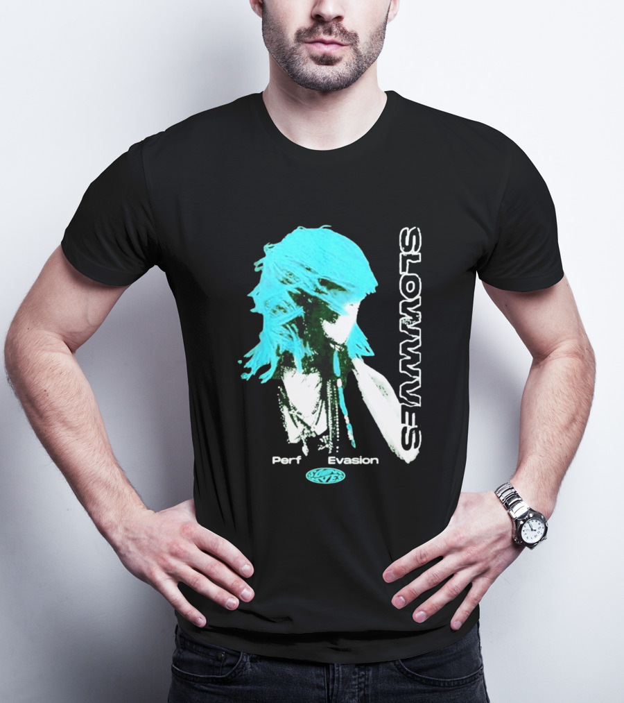 Slowwves Perfect Evasion Asia Blue Hair T-Shirt