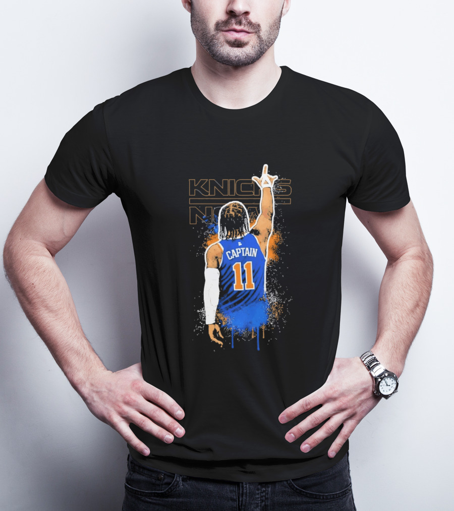 Captain 11 Knicks Now Basketball T-Shirt