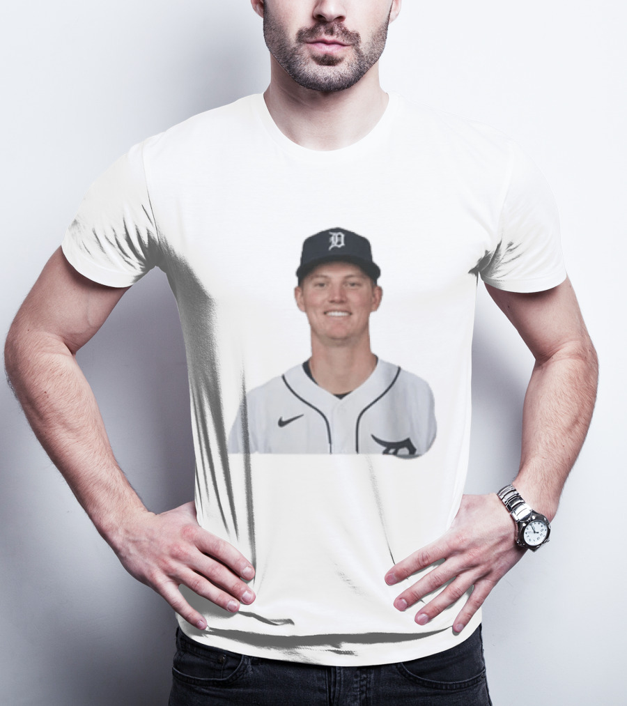 Troy Melton Detroit Tigers Nike Baseball Player D T-Shirt
