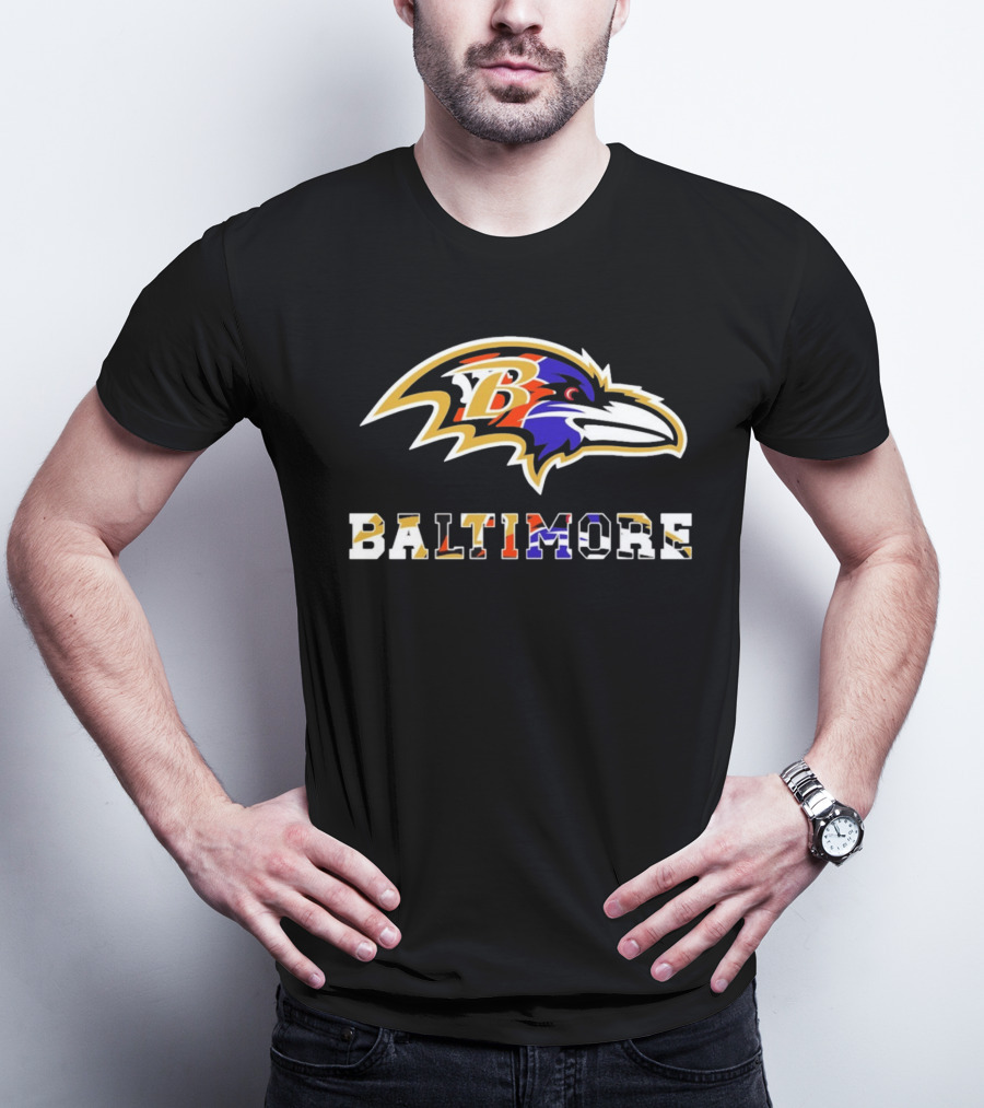 Baltimore Ravens Orioles Terrapins Sports Fusion T-Shirt
