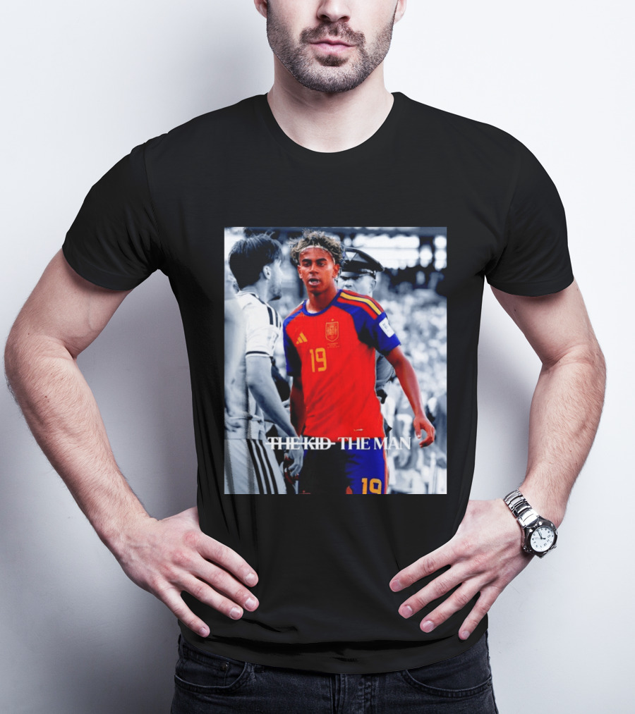 Spain 19 Lamine Yamal The Kid The Man T-Shirt