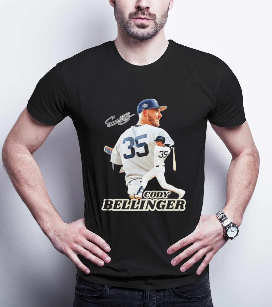 Cody Bellinger 35 New York Yankees MLB Baseball Player T-Shirt
