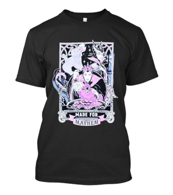 Disney Villains Made For Mayhem Ursula Maleficent Evil Queen T-Shirt