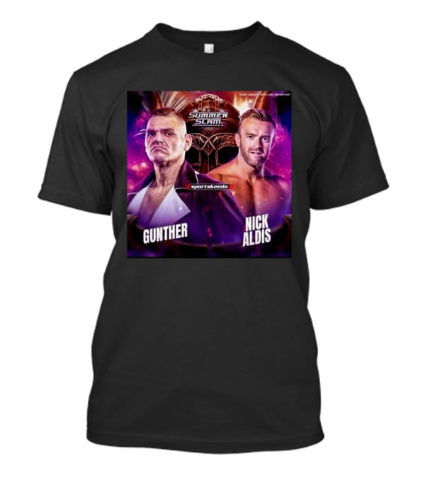SummerSlam 2026 Gunther Vs Nick Aldis WWE Minneapolis Showdown T-Shirt