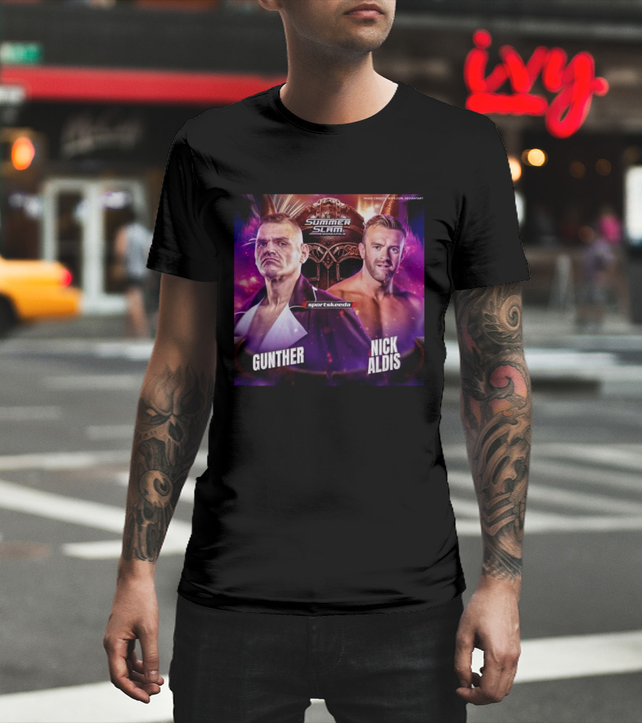 SummerSlam 2026 Gunther Vs Nick Aldis WWE Minneapolis Showdown T-Shirt