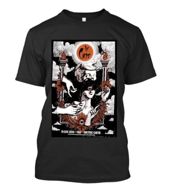 The Cure Electric Castle Cluj 19 June 2026 Limited Edition Event T-Shirt