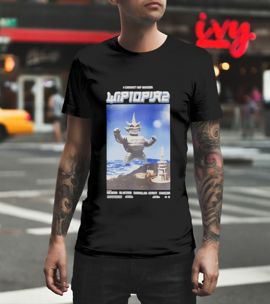 Carhartt WIP Invasion Wiptopia 2 Michigan OG Aktivor Danvillain D3tro1t Chasezor T-Shirt
