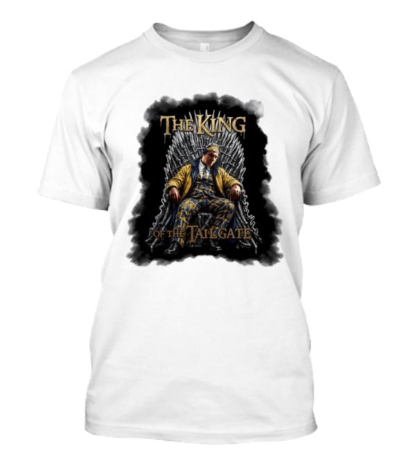 The King Of The Tailgate Chicago Bears Bill Murray Thrones Chair T-Shirt