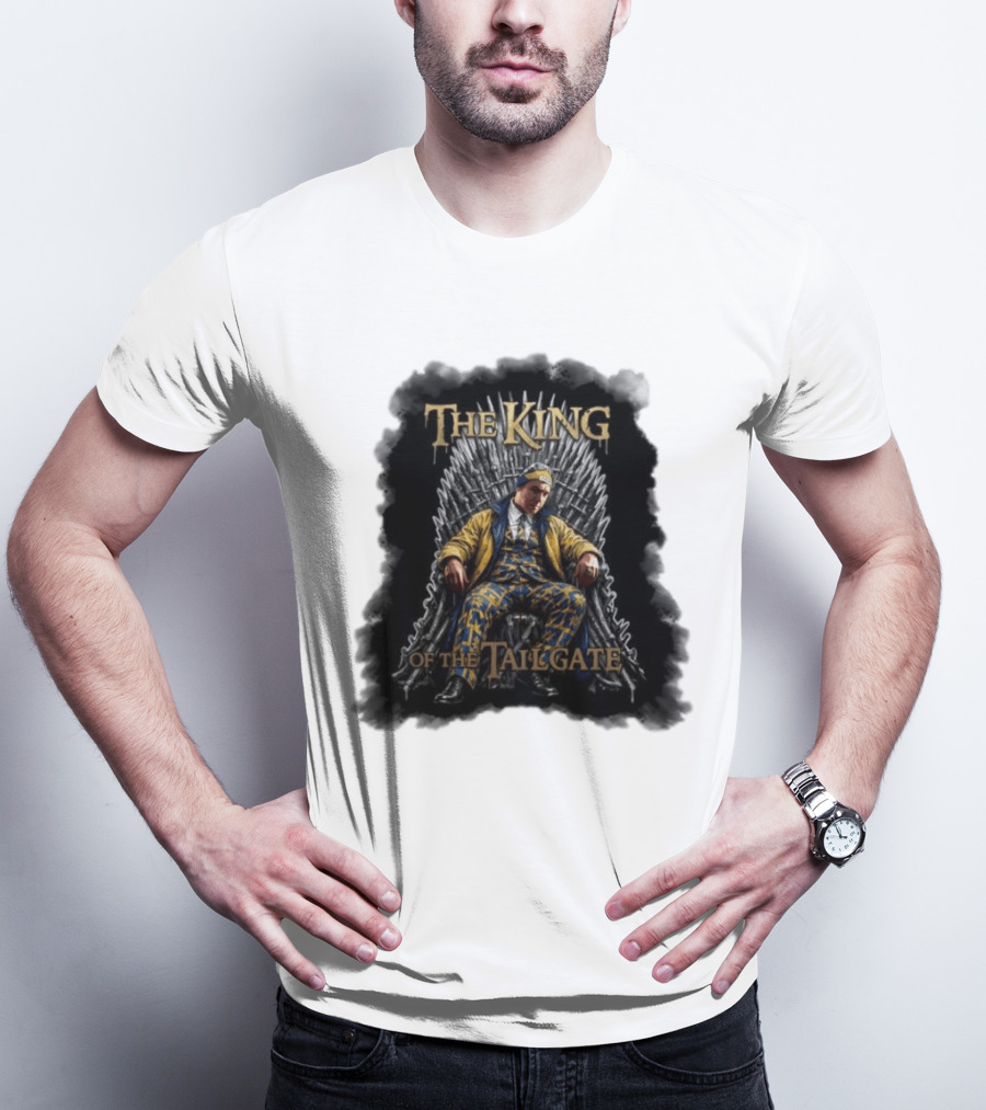 The King Of The Tailgate Chicago Bears Bill Murray Thrones Chair T-Shirt