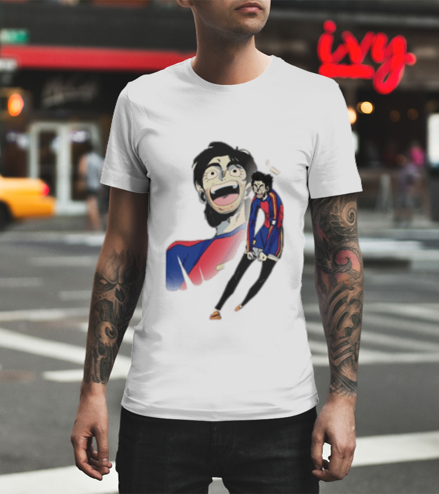 Ferran Torres Spain National Football Team Cartoon T-Shirt