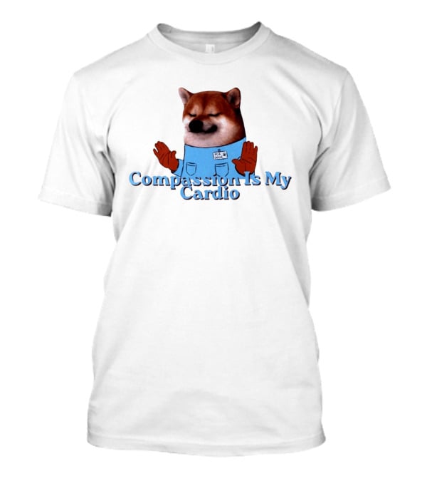 Shiba Inu Nurse PCA Doge Compassion Is My Cardio T-Shirt