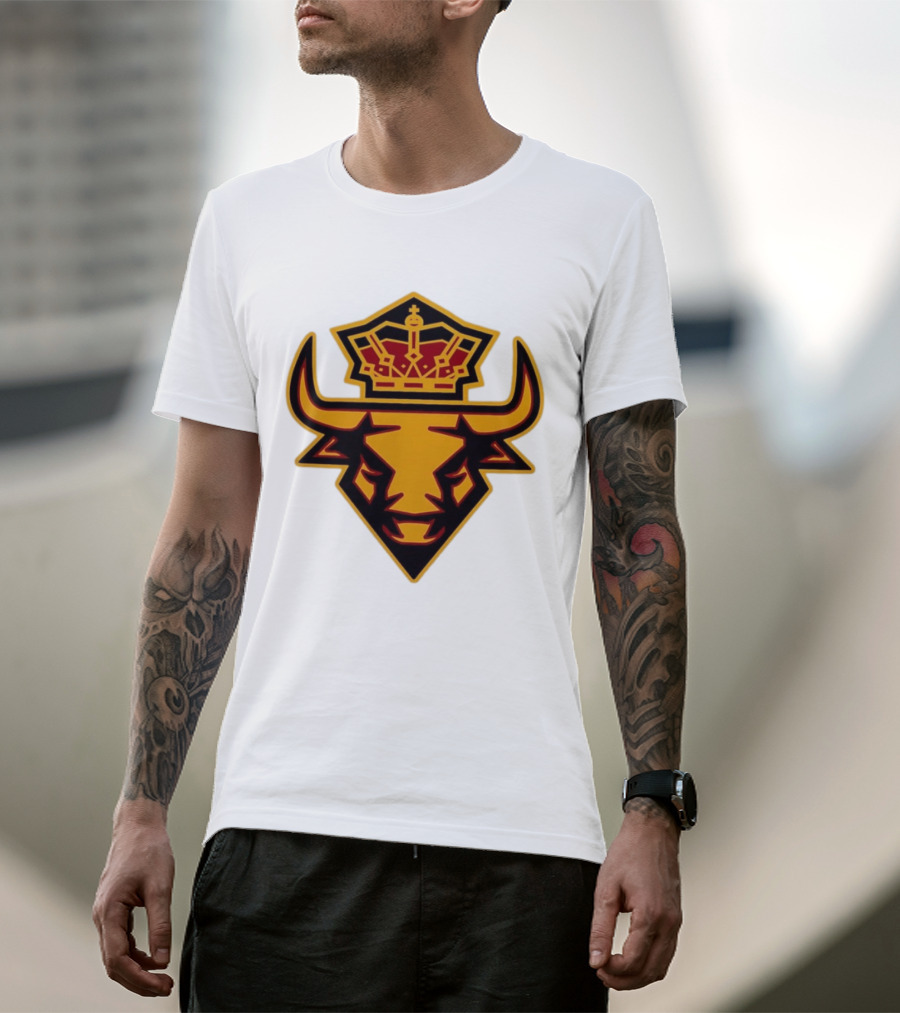 Spain Bull Emblem Royalty Team Crown T-Shirt