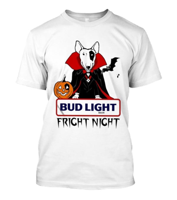 Bud Light Spuds MacKenzie Fright Night 80s Halloween T-Shirt