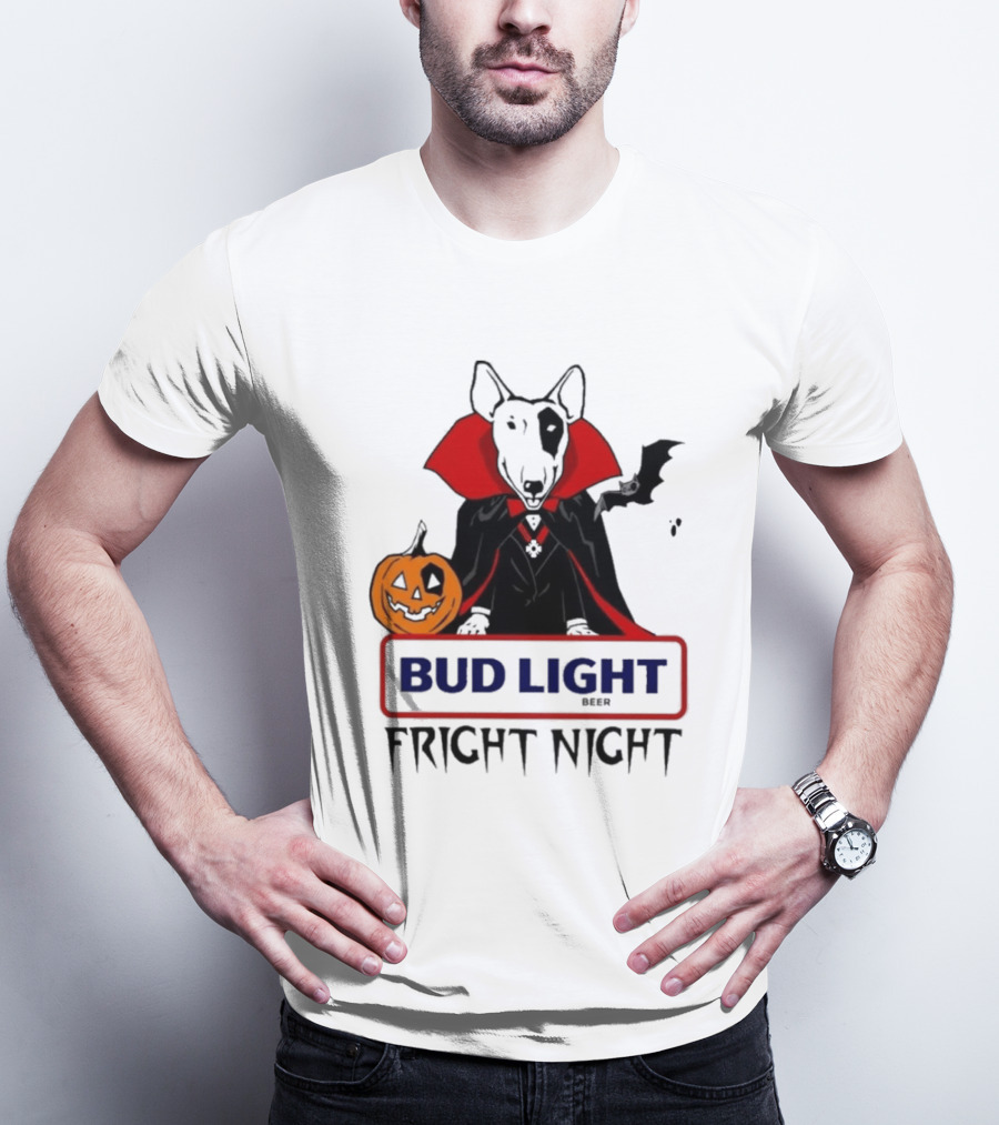 Bud Light Spuds MacKenzie Fright Night 80s Halloween T-Shirt