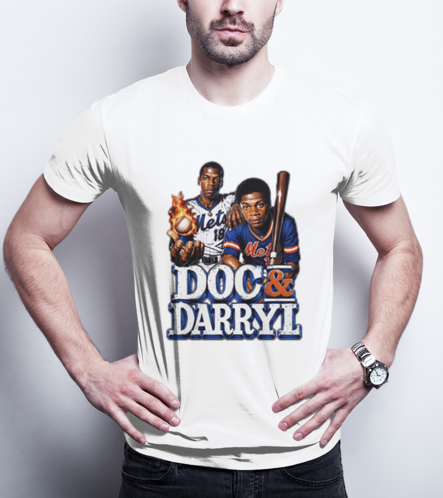 New York Mets Doc Gooden Darryl Strawberry Mets Iconic MLB Legends T-Shirt
