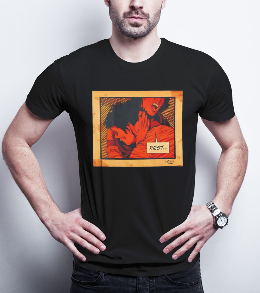 Dumb Dump Rest Vampire Biting Man T-Shirt